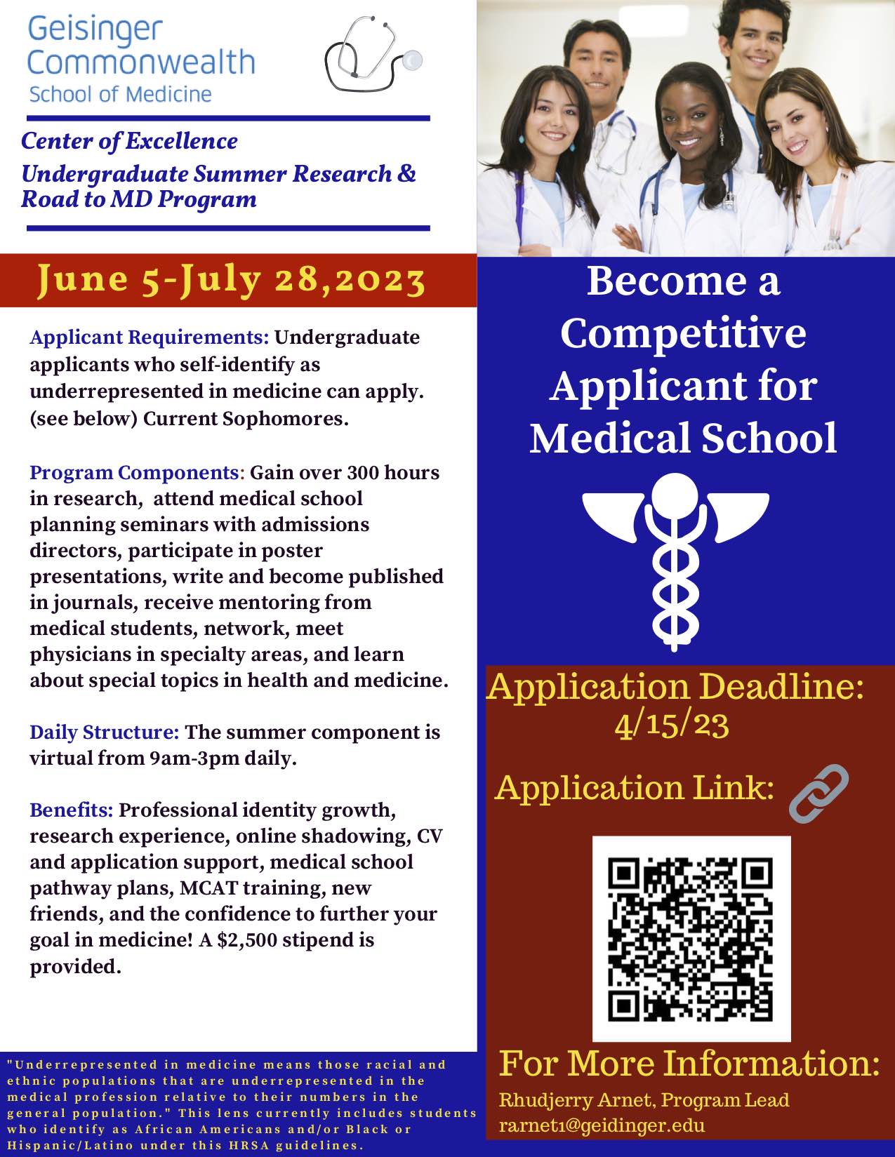 8-week Research Program at Geisinger Commonwealth School of Medicine ...
