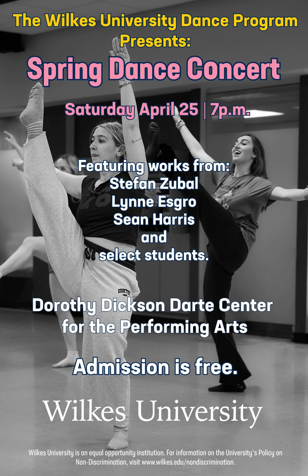 Spring Dance Concert Saturday April 25th | 7 p.m. – Today@Wilkes